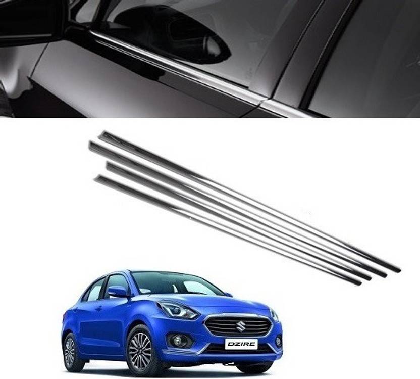 After cars Premium Car Window Lower Garnish 63 Chrome Maruti Swift ...
