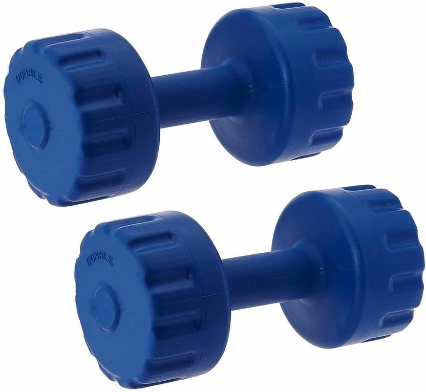 HEVV 2 KG PVC DUMBELL PAIR FOR HOME GYM EXERCISES MADE OF PVC (2 KG X 2 ...