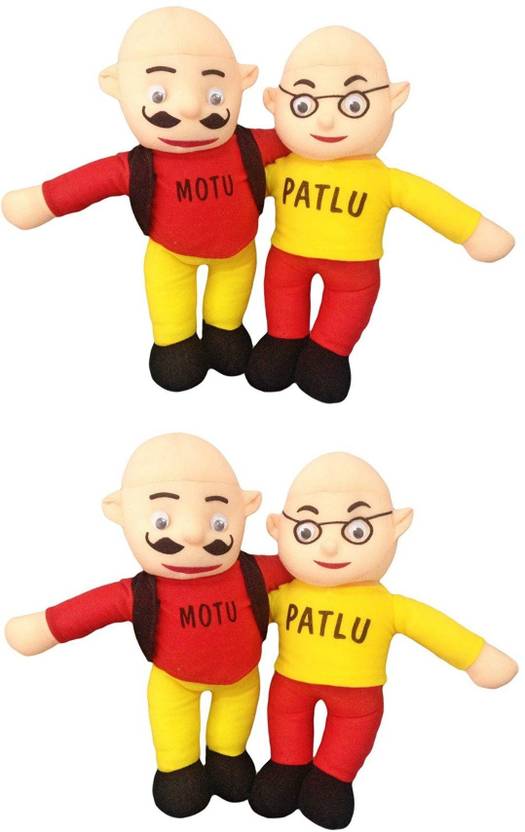 Lehrua Furfuri Nagar Cartoon Special Motu Patlu Soft Plush Toy Stuffed ...
