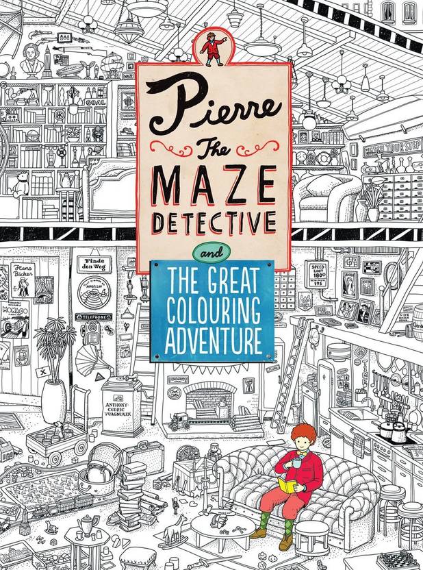 Pierre the Maze Detective and The Great Colouring Adventure: Buy Pierre ...