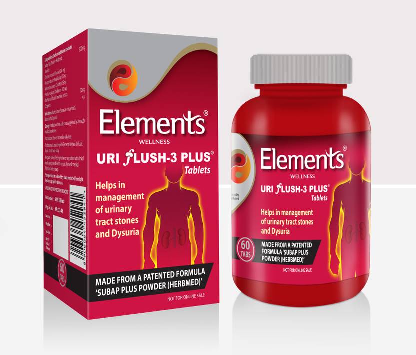 Elements Wellness Uri Flush 3 Plus Tablets Price in India - Buy ...