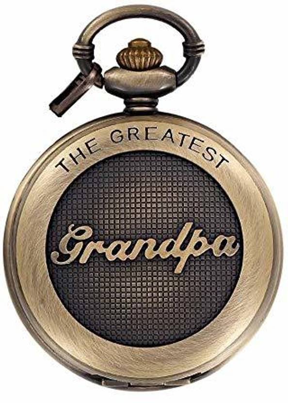 Kiaan traders The Greatest Grandpa Pocket Watch Design Keychain Key ...