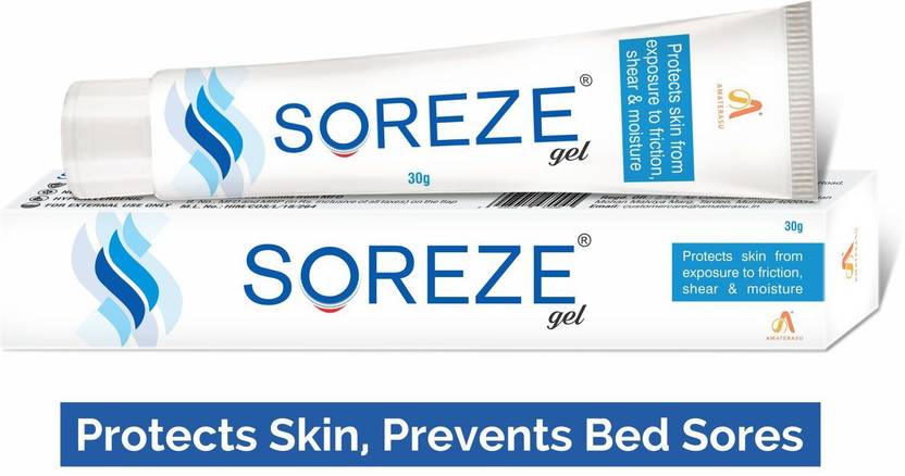 Soreze Gel | Bedsores Prevention Gel | Skin Protectant Gel, Silicone ...