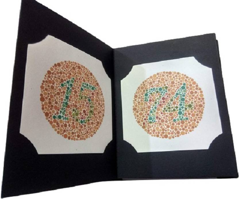 Ishihara Vision Test Book For Colour Deficiency 38 Plates With User ...