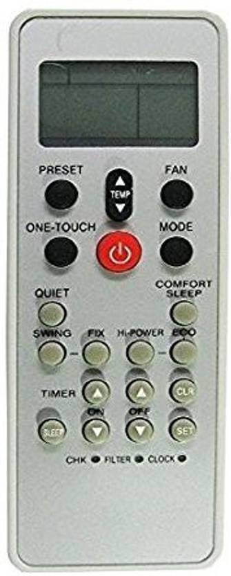 gtech AC Remote No. 117, Compatible with AC Remote ControL TOSHIBA ...