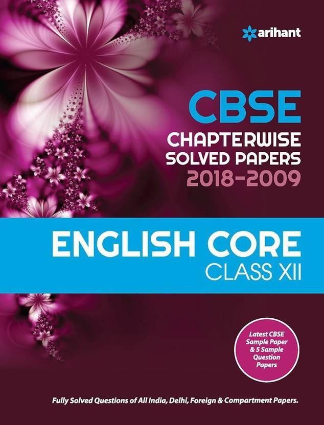 Cbse Chapterwise Solved Papers English Core Class 12th: Buy Cbse ...
