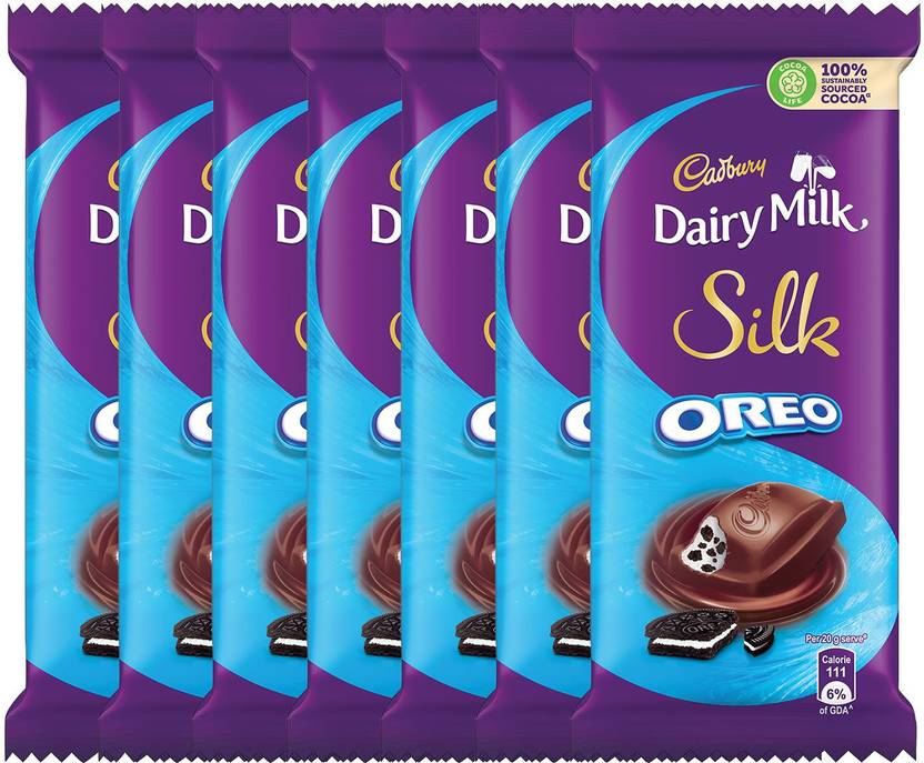 Cadbury Dairy Milk Silk Oreo Chocolate Bar 60 Gm Pack Of 7 Bars Price In India Buy Cadbury cadbury-dairy-milk-silk-oreo-chocolate-bar-60-gm-pack-of-7-bars-price-in-india-buy-cadbury