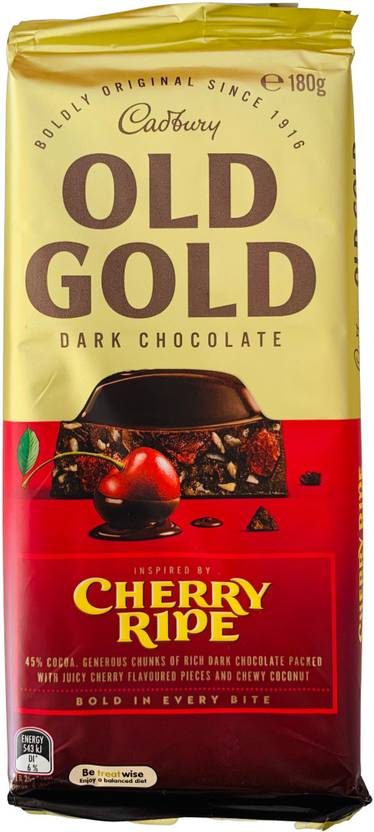 Cadbury Old Gold Cherry Ripe Dark Chocolate 180g Bars Price in India ...