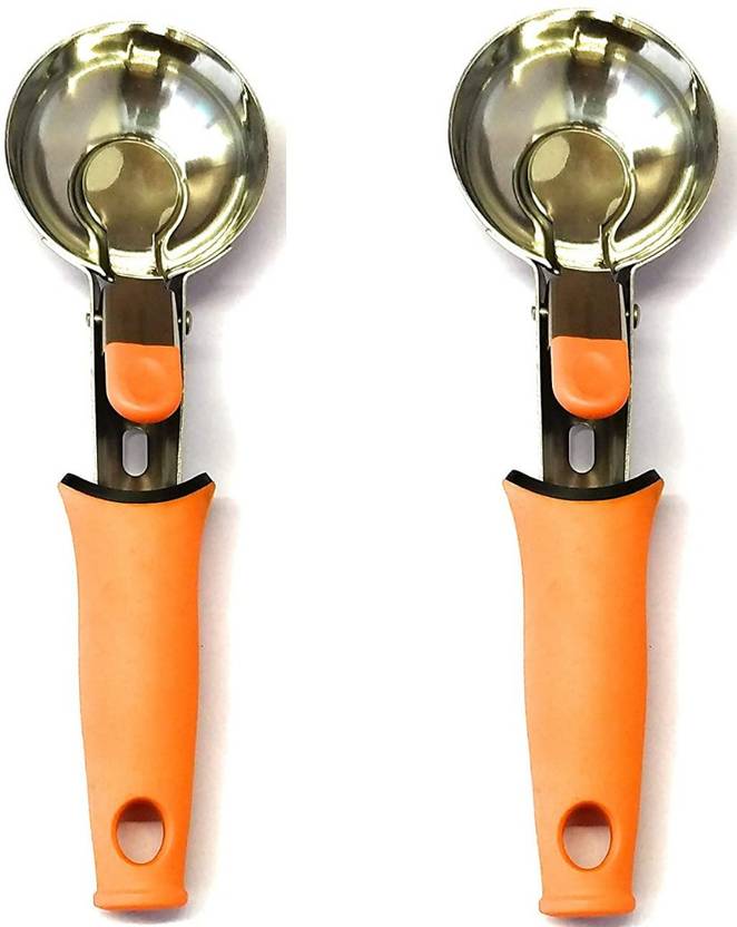 SMS Homeware Ice Cream Scooper With Push Button and Spring Mechanism ...