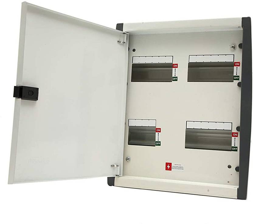 Suntech Industries Tpn Spn Metal Double Door Mcb Box 4 Way Tpn