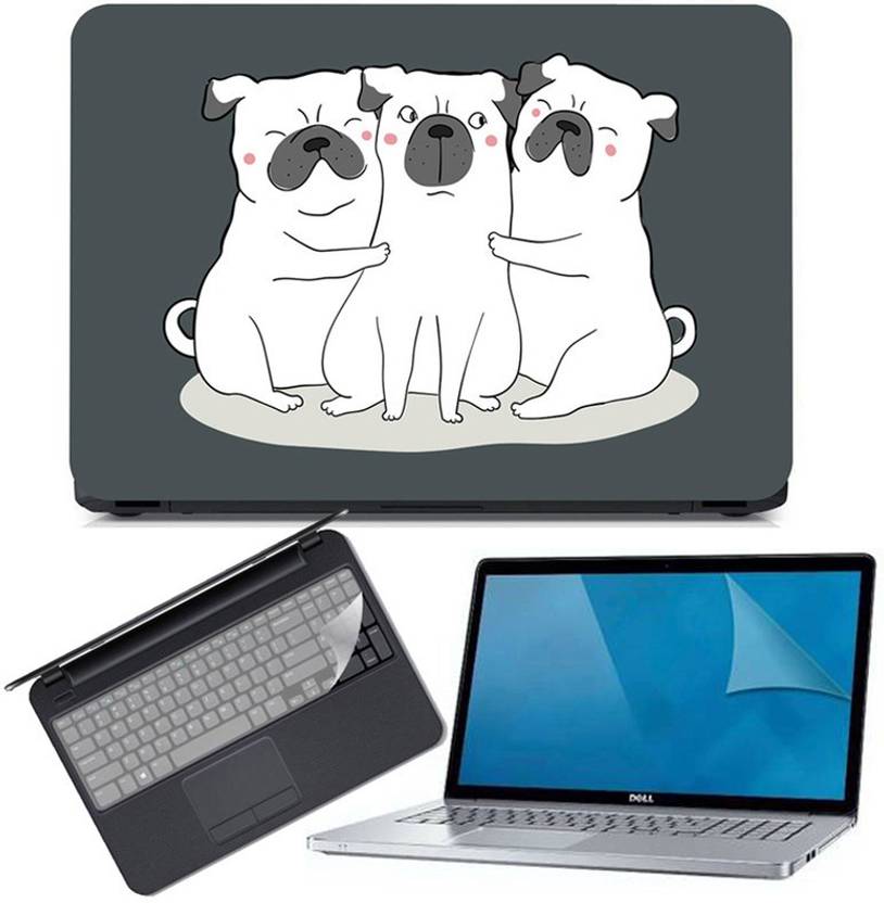 splendid STICKER 3 IN 1 LAPTOP PRINTED STICKER PACK WITH SCREEN GUARD ...