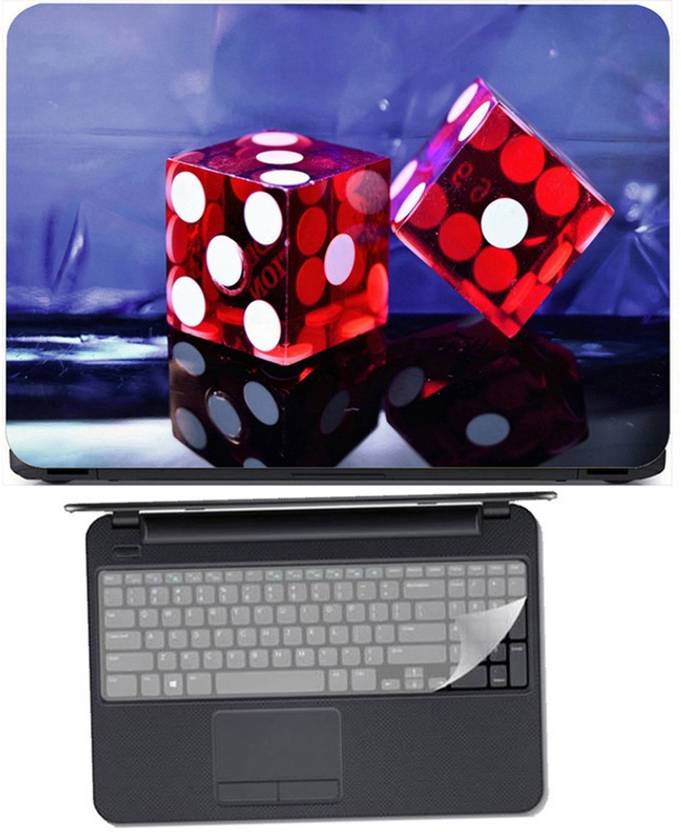 splendid STICKER 2 IN 1 LAPTOP PRINTED STICKER PACK WITH KEY GUARD FOR ...