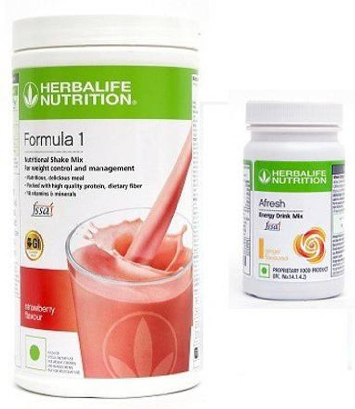 Herbalife Nutrition FORMULA 1STRAWBERRY + AFRESH GINGER Combo Price in ...