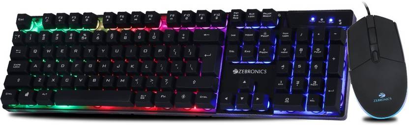 ZEBRONICS ZEB-WAR Keyboard and Mouse Combo Combo Set Price in India ...