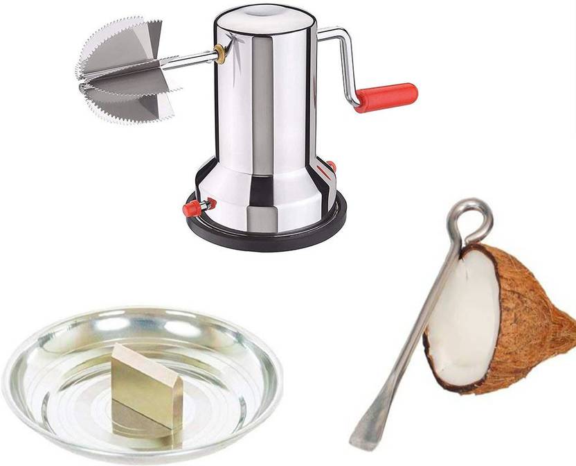 Top Trick 025 Stainless Steel Coconut Breaker with Coconut Scraper ...