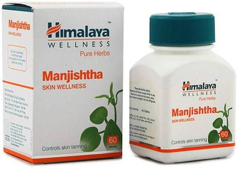 HIMALAYA Manjishtha Skin Wellness, 60 Tab - Pack of 3 Price in India ...
