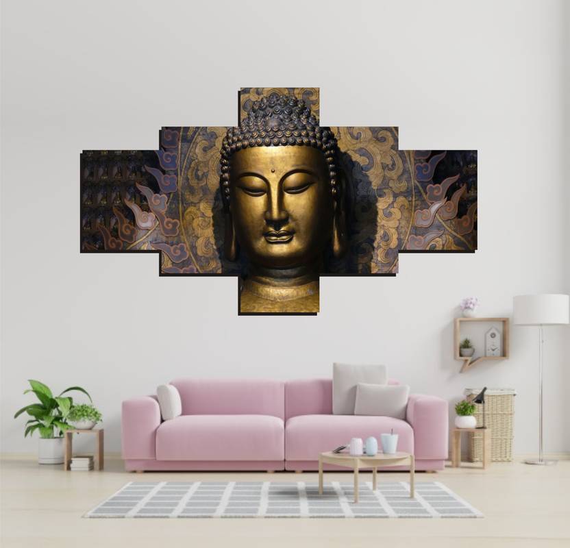 Ocean Decore gautam buddha 3d wall sticker Large Self Adhesive Sticker ...