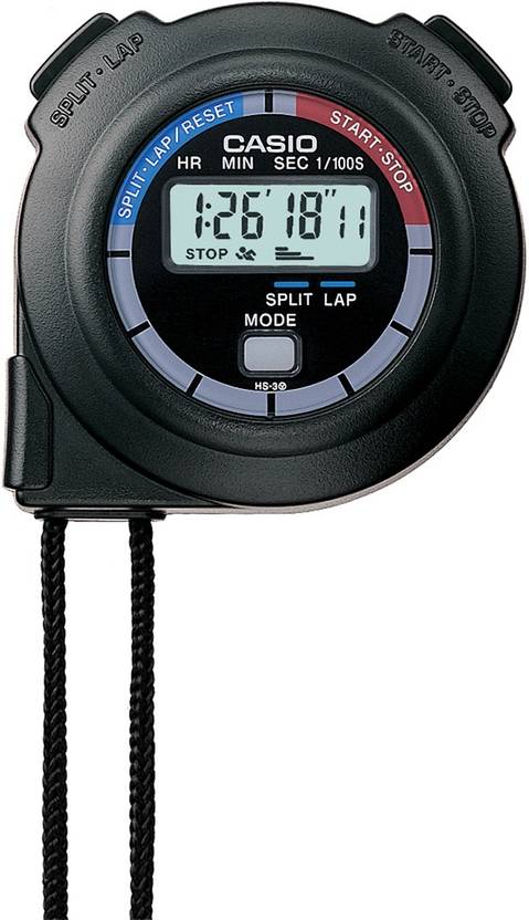 CASIO Stop Watch Stopwatch ( HS-3V-1BRDT ) Digital Watch - For Men ...