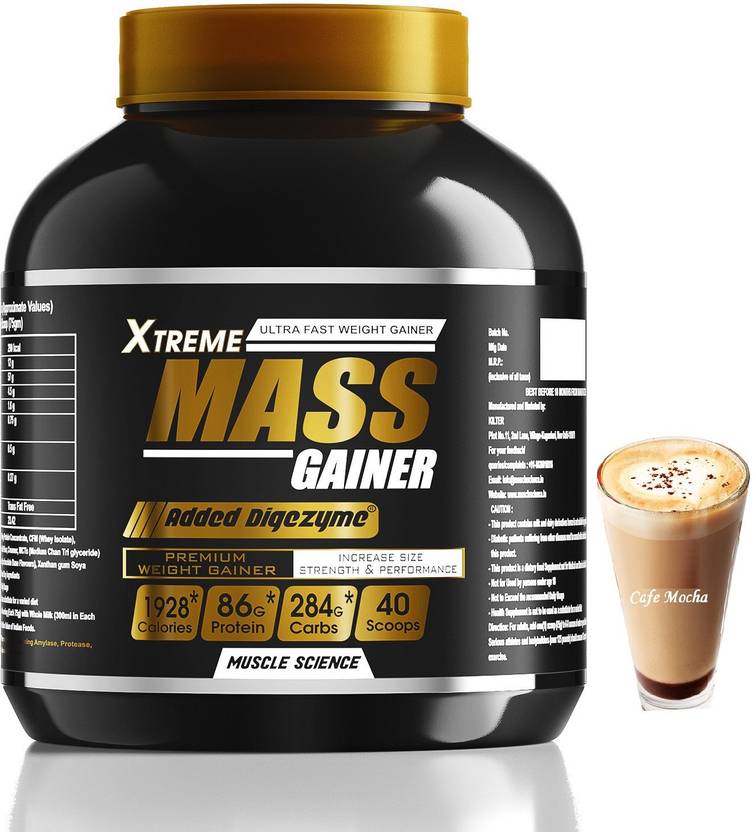 Muscle Science Xtreme Mass Gainer Ultra Fast Weight Gainers/Mass ...