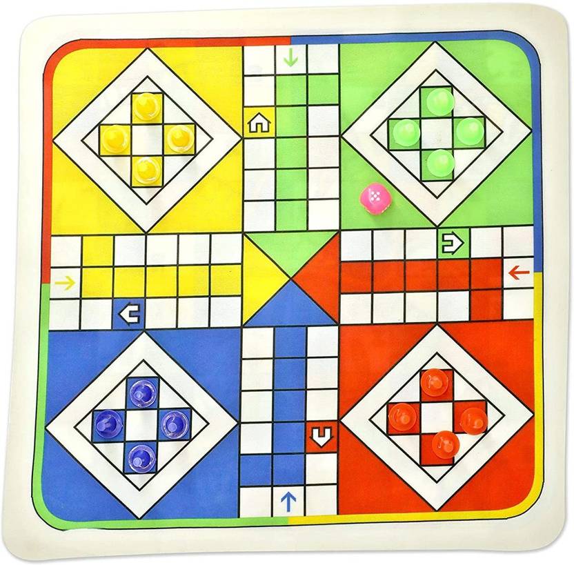 Keshav Creation Best Game For Kids 14*14 inch Ludo & Snake Ladder Board ...