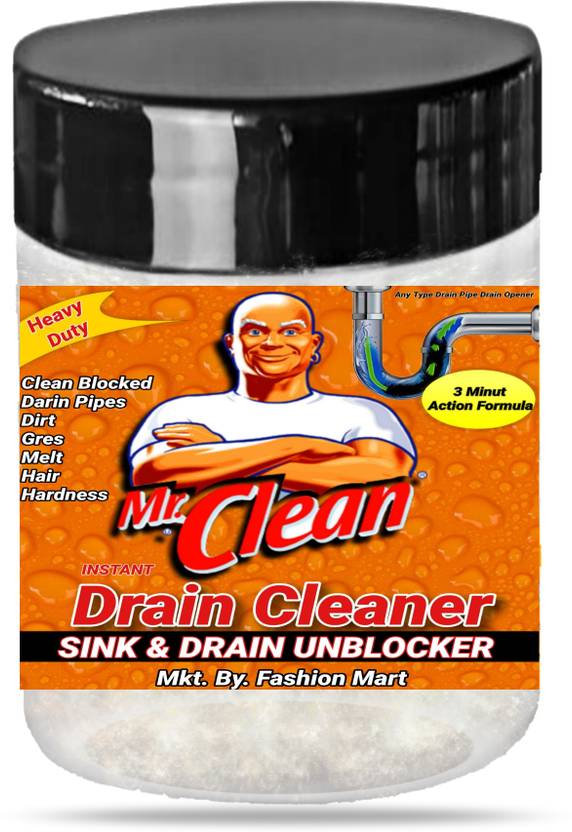 Mr Clean KITCHEN SINK / BASIN / DRAIN INSTANT UNBLOCKER 500 gm Powder ...