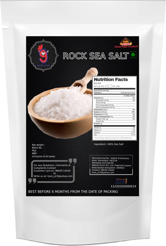 99Auth Premium High Quality Sea Rock Salt Original No Adulteration 4 ...
