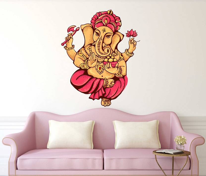 Large LORD VINAYAGAR WALLSTICKER Price in India - Buy Large LORD ...