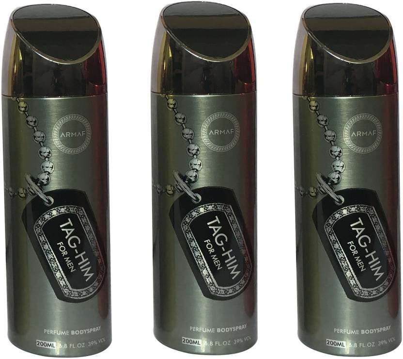 ARMAF TAG-HIM (PACK OF 3) Deodorant Spray - For Men - Price in India, Buy ARMAF TAG-HIM (PACK OF ...