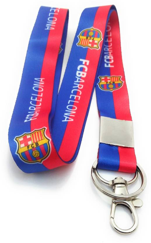 Key Era Fc Barcelona Fcb Football Id Card Holder Fabric lanyard Key ...
