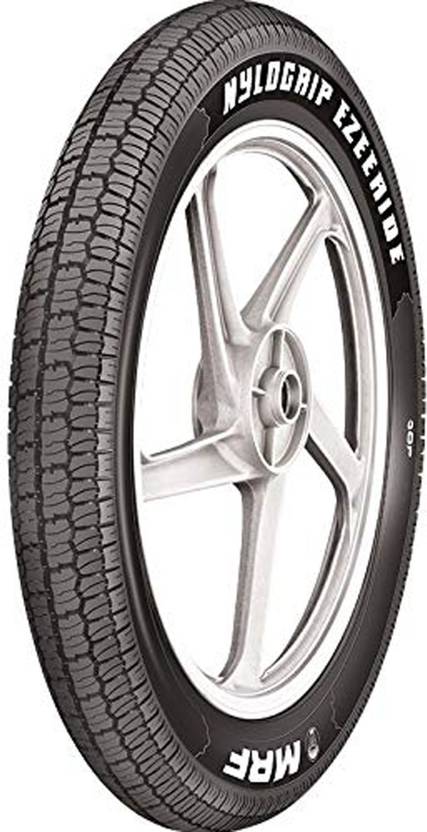 MRF EZEERIDE 80/100-18 54P Tubeless Tyre (REAR) Tubeless Tyre Rear Two ...