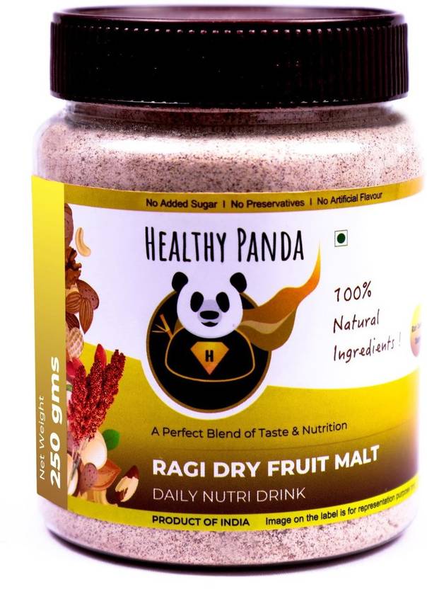 HEALTHY PANDA Organic Ragi Dry fruit Malt / Health Mix or Sprouted ...