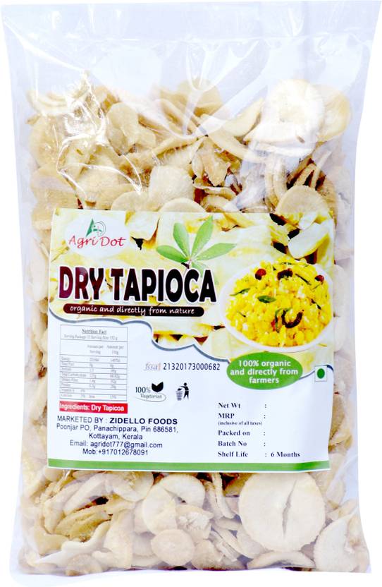 Agri Dot Dry Tapioca 1 kg Price in India - Buy Agri Dot Dry Tapioca 1 ...