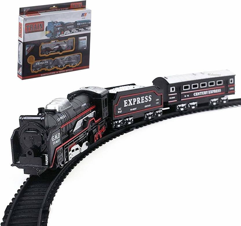 Gagan Store Battery Operated Train Set with Track and Sound For Kids ...