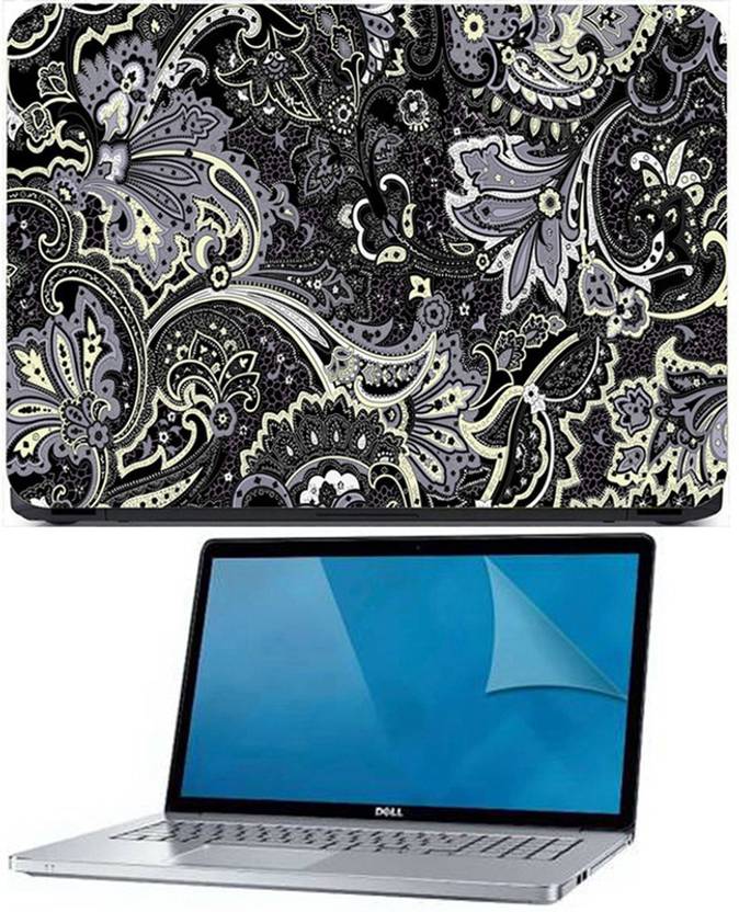 splendid STICKER 2 IN 1 LAPTOP PRINTED STICKER PACK WITH SCREEN GUARD ...