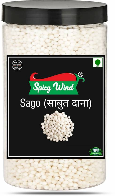 spicy wind Sabut Dana EXTREM WHITE (SAGO) 400 GM PACK Sago Price in ...