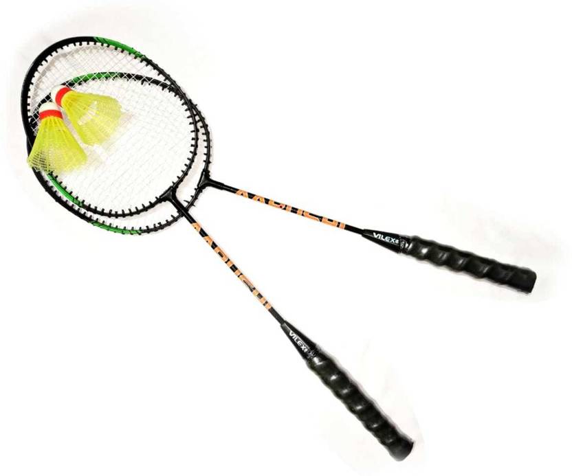 BBTR PREMIUM QUALITY BADMINTON PAIR WITH SHUTTLE COCK 00 Badminton Kit ...