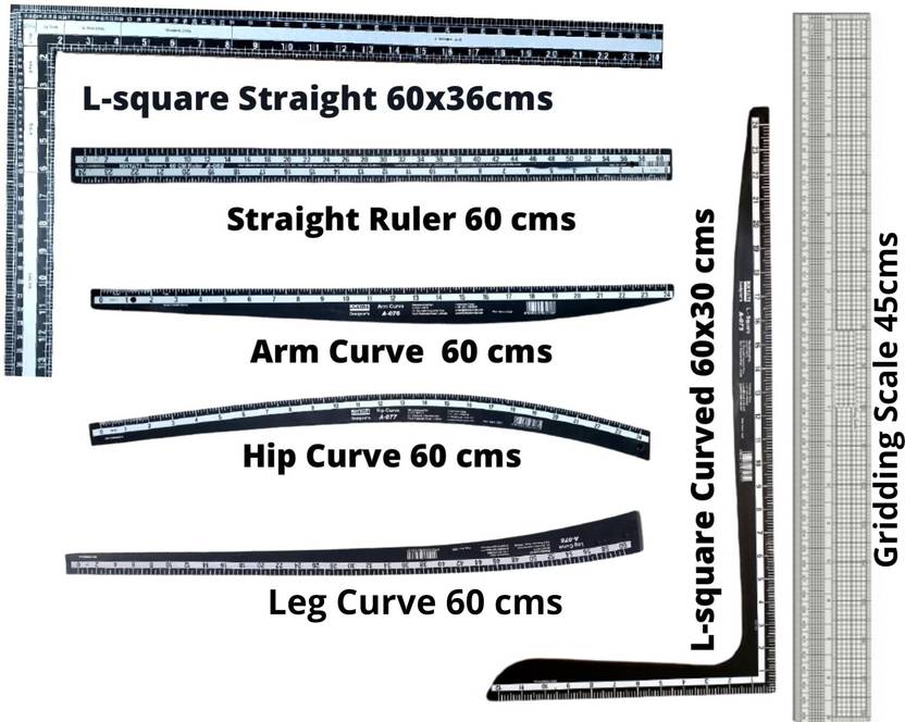 Upyukat Khyati Tailoring scales/ curves/ Fashion Designing Scale- Hard ...