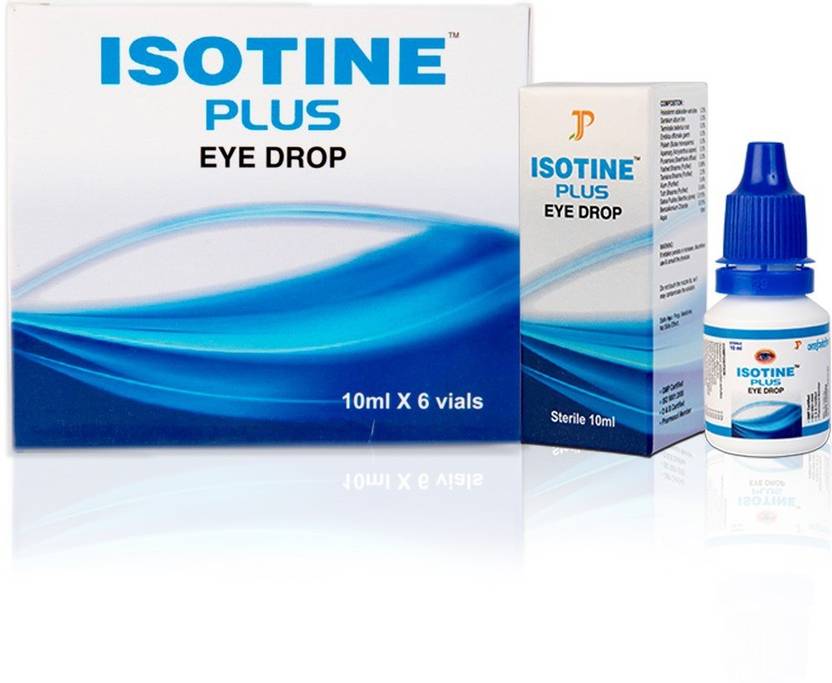 ISOTINE Plus 6vials*10 ml Eye Drops Price in India - Buy ISOTINE Plus ...
