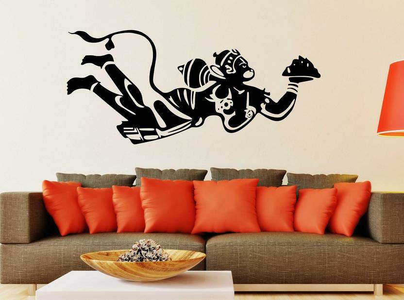 TRIDENT Anjaneya Large Removable Sticker Price in India - Buy TRIDENT ...