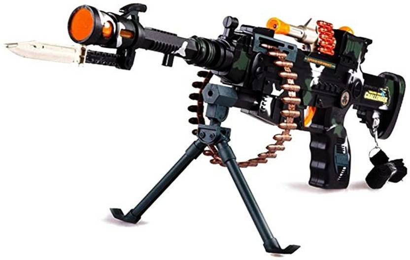 FRAONY Rapid Fire Army Mission Machine Gun Stylish Military Look with ...