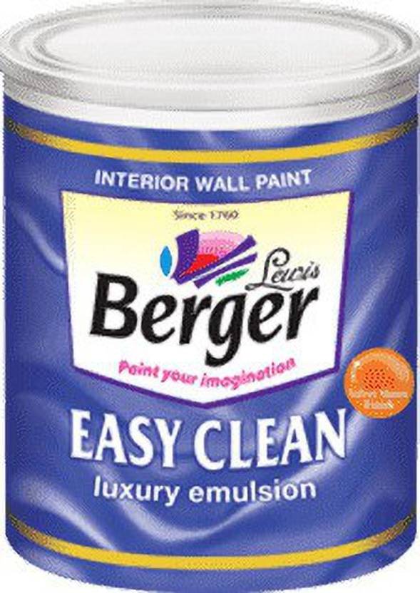 Berger Easy Clean Luxury Emulsion 100% Washable -White-(4L) White ...
