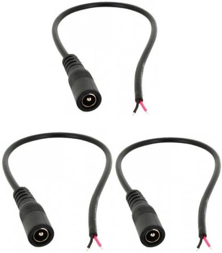 TechSupreme PACK OF 3 DC Female power connector plug jack For 12v ...