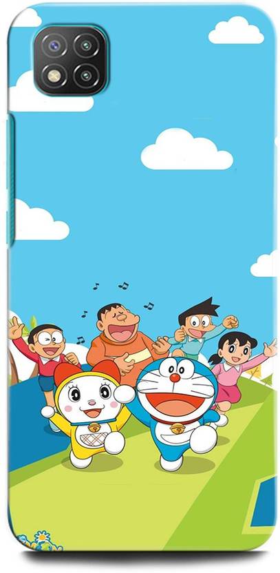 ORBIQE Back Cover for POCO C3 MZB07RJIN DORAEMON, NOBITA, CARTOON ...