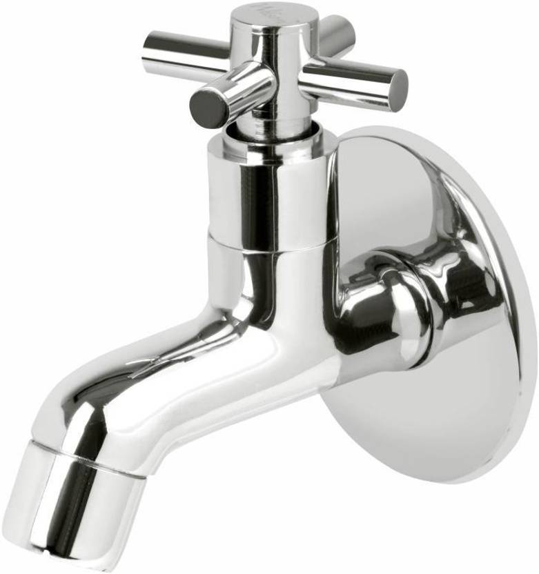 UiK Brass Metal With Bathroom/Kitchen Bib Tap with Foam Flow Chrome ...