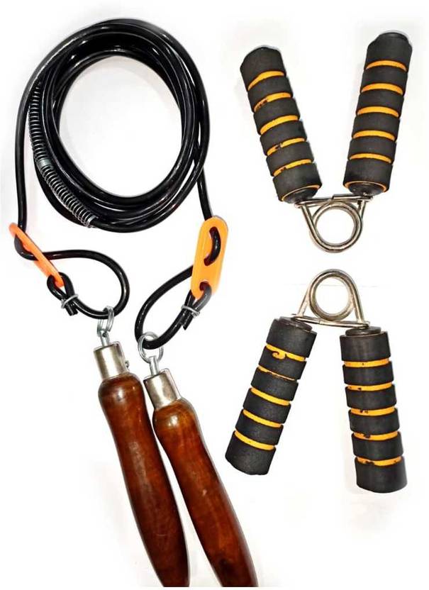 AT COLLECTION skipping rope and hand grips 001 Fitness Accessory Kit ...