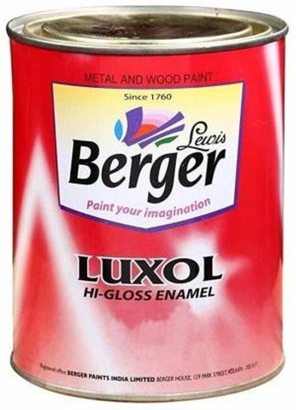 Berger Luxol Po Red-1000ml Po Red Enamel Wall Paint Price in India ...