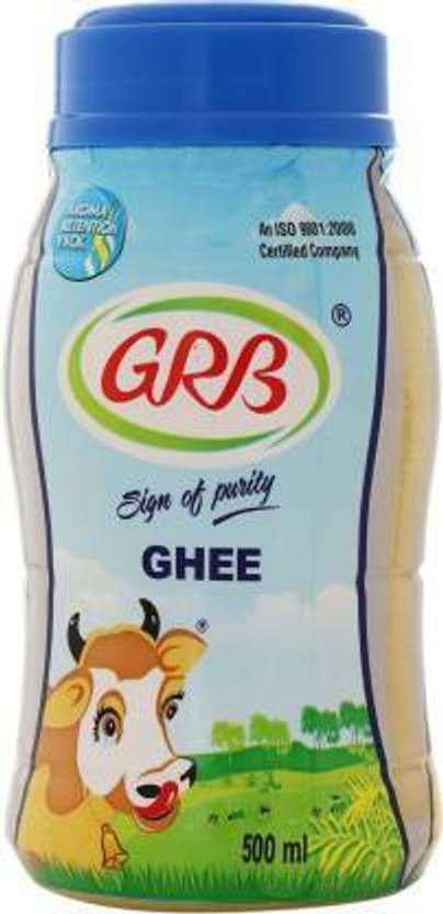 GRB Cow Ghee 500 ml Plastic Bottle Price in India - Buy GRB Cow Ghee ...