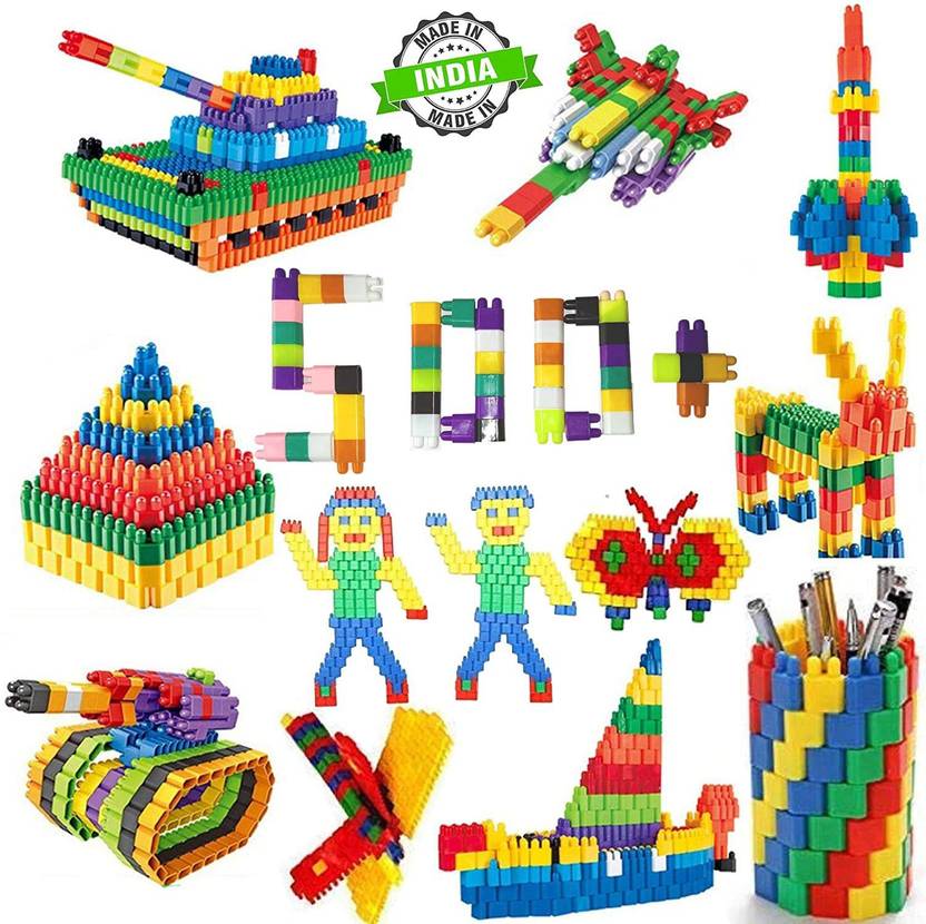 TechHark 500+ PCS Creative Bullets Shaped Stem Building Blocks Toy Set ...
