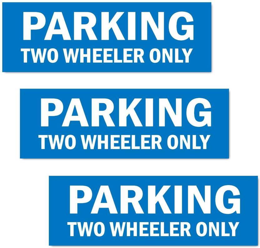 Mindcraftz Parking Two wheeler only Emergency Sign Price in India - Buy ...