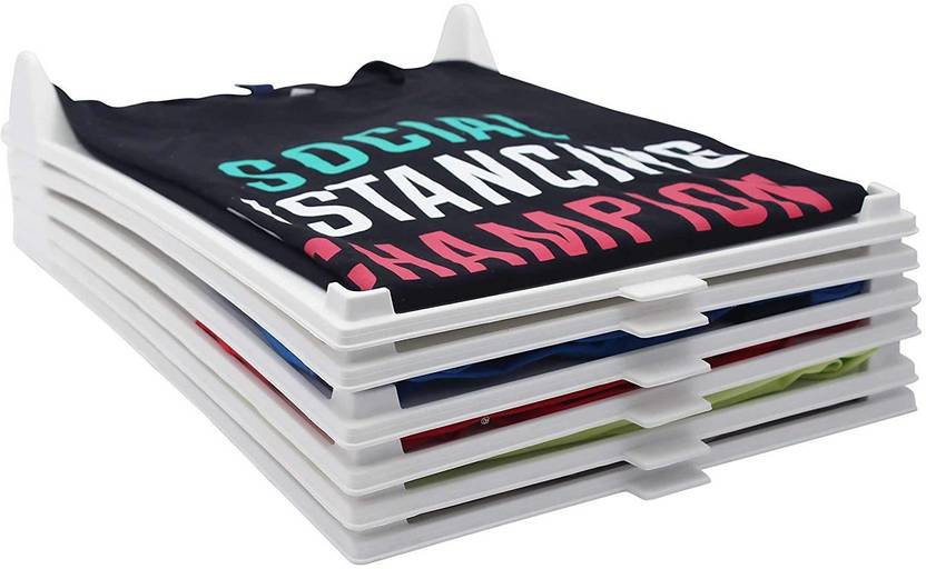 NIVESH TRADING Smart Cloth Organizer, Anti-Wrinkle Wardrobe Closet ...